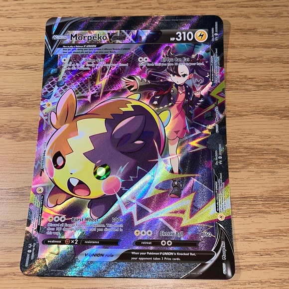Pokemon | Accessories | Pokemon Morpeko Jumbo Card | Poshmark